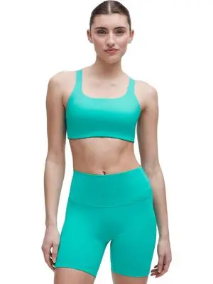 Lululemon Ultralu Square-neck Workout Bra Tropics Tone