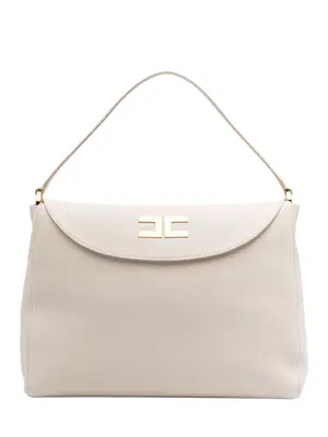 Elisabetta Franchi Souple Shoulder Bag - Neutrals