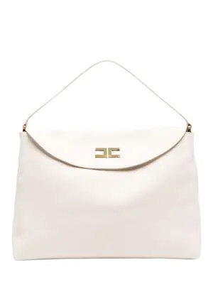 Elisabetta Franchi Large Shoulder Bag - Neutrals