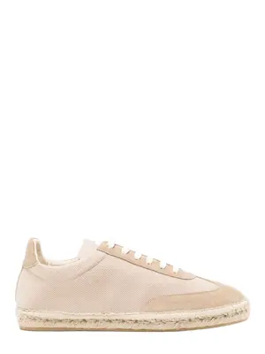 Eleventy Lace-up Espadrilles - Neutrals