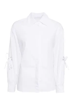 ALOHAS Sugar Lace-up Shirt - White