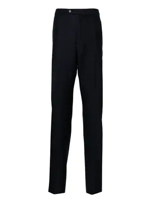 Corneliani Mid-rise Tailored Trousers - Blue