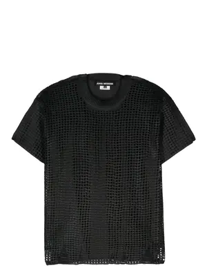 Junya Watanabe Panelled Knit Top - Black