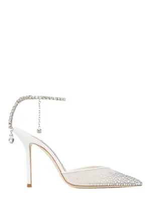 JIMMY CHOO - Jimmy Choo 100mm Saeda Crystal-Embellished Pumps