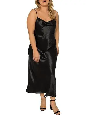 STANDARDS & PRACTICES STANDARDS & PRACTICES Maxi Slip Dress Black