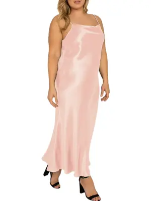 STANDARDS & PRACTICES STANDARDS & PRACTICES Maxi Slip Dress Rose Pink
