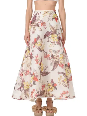 Zimmermann Floral Print Skirt - Multicolor