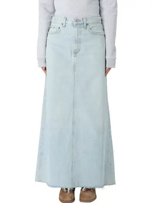 AGOLDE Denim Maxi Skirt - Blue