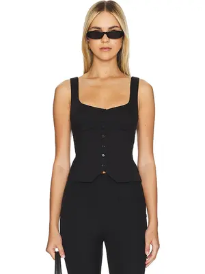 L'academie By Marianna Evonne Top - Black