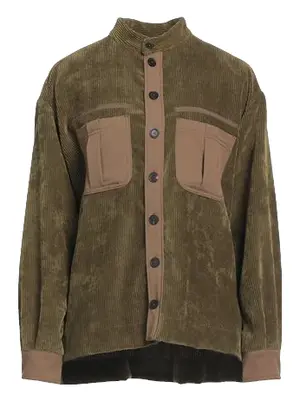 High Corduroy Overshirt - Green