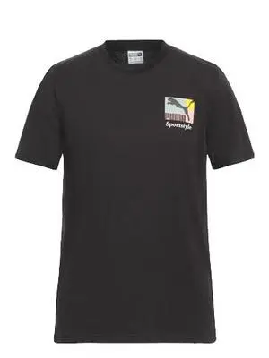 PUMA T-shirt Size Cotton, Polyester - Black