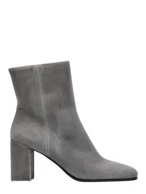 Prada Prada Suede Ankle Boots Gray