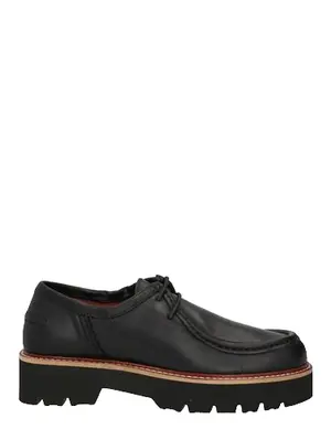 DOCKSTEPS Leather Lace-up Shoes - Black