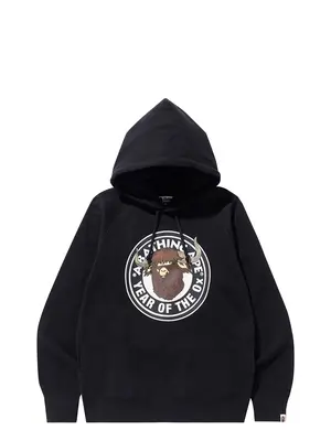 A BATHING APE Year Of The Ox Pullover Hoodie - Black
