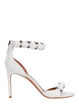 ALAÏA Bombe 90 Heeled Leather Sandals