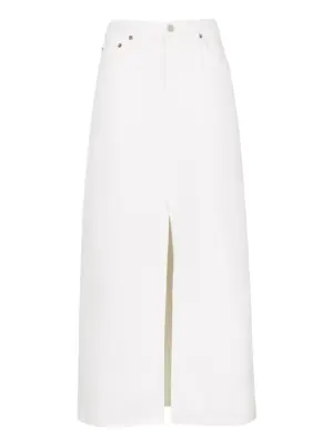 AGOLDE-AGOLDE Leif Denim Maxi Skirt