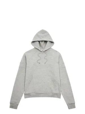 SAINT LAURENT Saint Laurent Logo Hooded Cotton-Blend Sweatshirt
