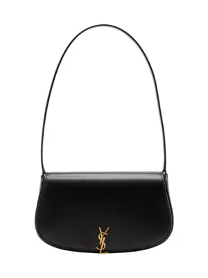 Saint Laurent-Saint Laurent Demilune Leather Shoulder Bag
