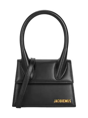 JACQUEMUS Le Chiquito Moyen Leather Top Handle Bag