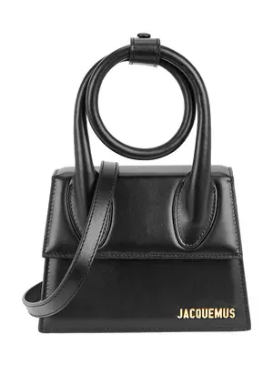 Jacquemus Le Chiquito Noeud Bag - Black