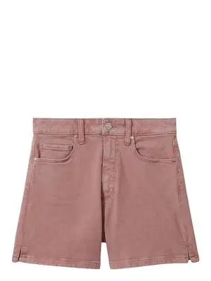 Paige Dani High Rise Denim Shorts - Blush