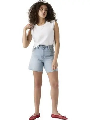 LEVI'S High-rise Baggy Denim Shorts - Far And Wide