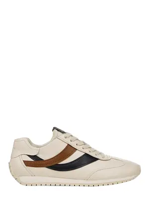 Vince Oasis Colorblock Leather Sneakers - White/brown/blue Leather