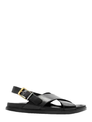 THE ROW-THE ROW Buckle Leather Sandals