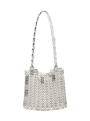 Rabanne 1969 Disc Shoulder Bag - Silver