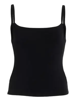 Eterne 90's Jersey Tank Top - Black