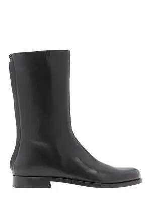 Bottega Veneta Achille Leather Boots - Black