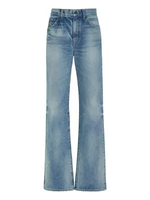 NILI LOTAN Joan Flared Jeans - Medium Wash