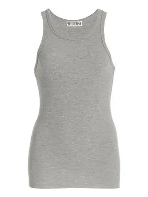 ETERNE High-Neck Fitted Tank Top
