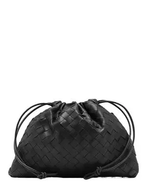 Bottega Veneta Medium Drawstring Clutch Bag - Black