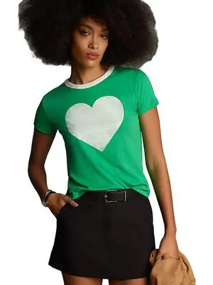 LETLUV Heart Ringer Tee Kelly