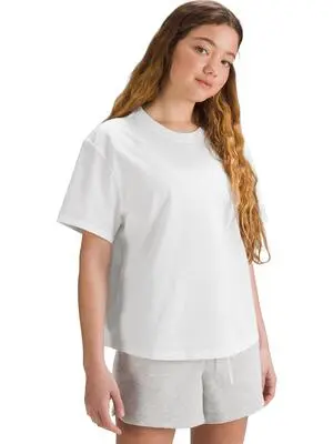 Lululemon Relaxed-fit Cotton Jersey T-shirt - White