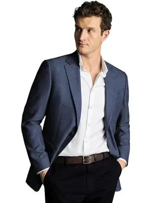 CHARLES TYRWHITT Slim Fit Proper Blazer - Indigo Blue