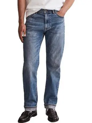 Madewell 1991 Straight Leg Stretch Selvedge Jeans - Barrington Wash