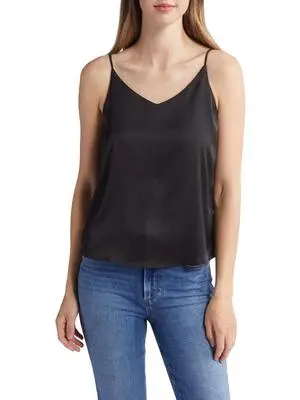 NIKKI LUND Bijou Satin Camisole - Black