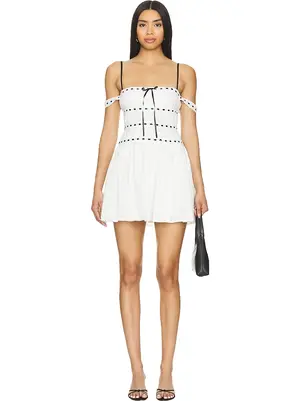 Majorelle Carmen Mini Dress - White
