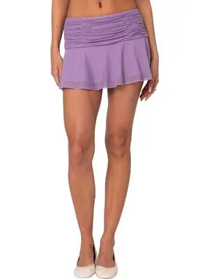 EDIKTED EDIKTED Rebecca Ruched Miniskirt