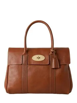 Mulberry Bayswater Leather Satchel - Oak