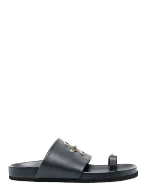 MADISON.MAISON Tyche Toe Ring Sandals - Blue