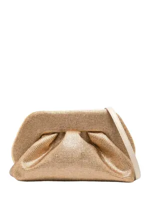 THEMOIRE Ruched Clutch - Gold