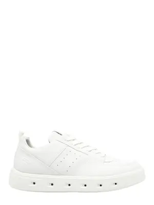 Ecco Street Leather Sneakers - Neutrals