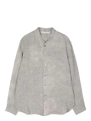 FORME D'EXPRESSION Pinstripe Linen Shirt