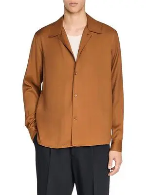 Sandro Floaty Shirt Whisky