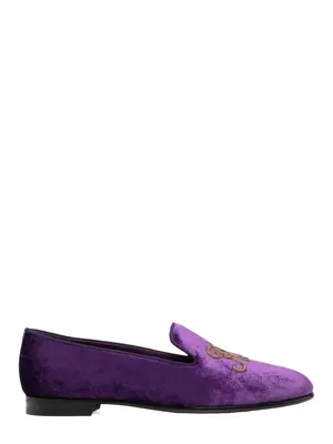 Ralph Lauren Alonzo Velvet Loafers - Purple