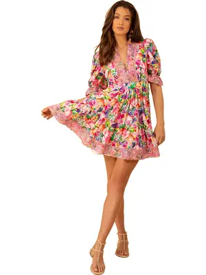 Hale Bob Madilyn Mini Dress - Pink