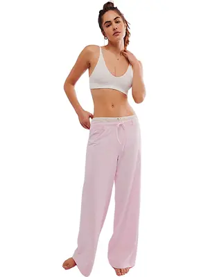 Free People Intimately Out And About Lounge Pants - Pink